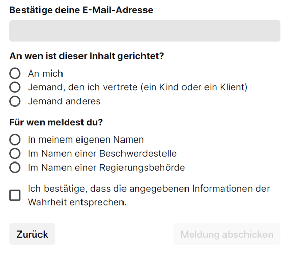 NetzDG-Transparenzbericht für das 1. Halbjahr 2022